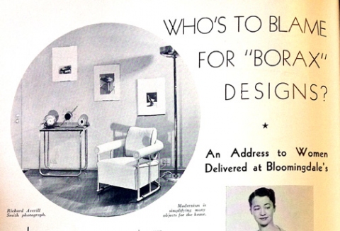 BORAX DESIGN AND MODERNISM | Modernism